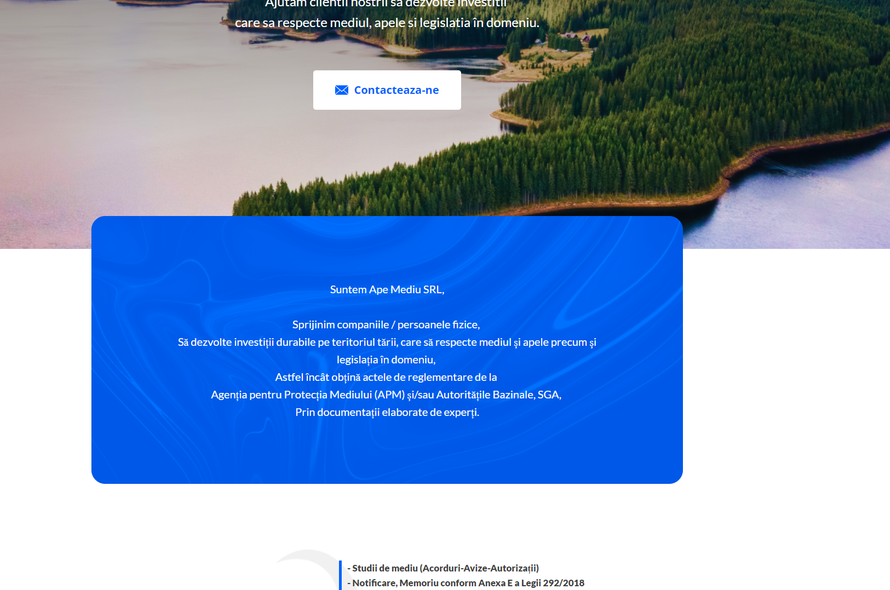 Avize - Autorizatii de mediu si de gospodarire a aplor, Studii, Consultanta